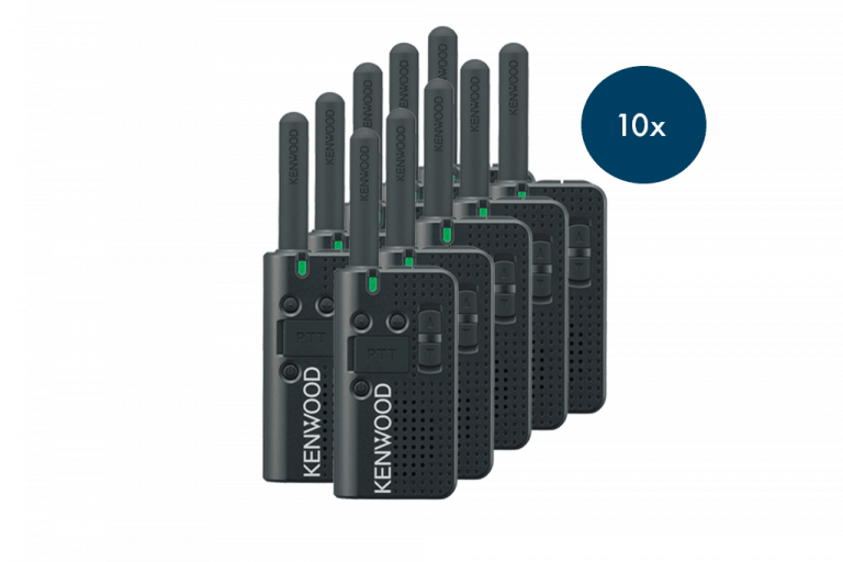 Set van 10 stuks Kenwood PKT-23 portofoons - PortofoonDiscounter B.V.